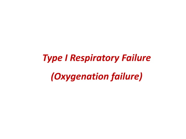 6) respiratory failure.pptx | Lung and Respiratory Health | Diseases ...