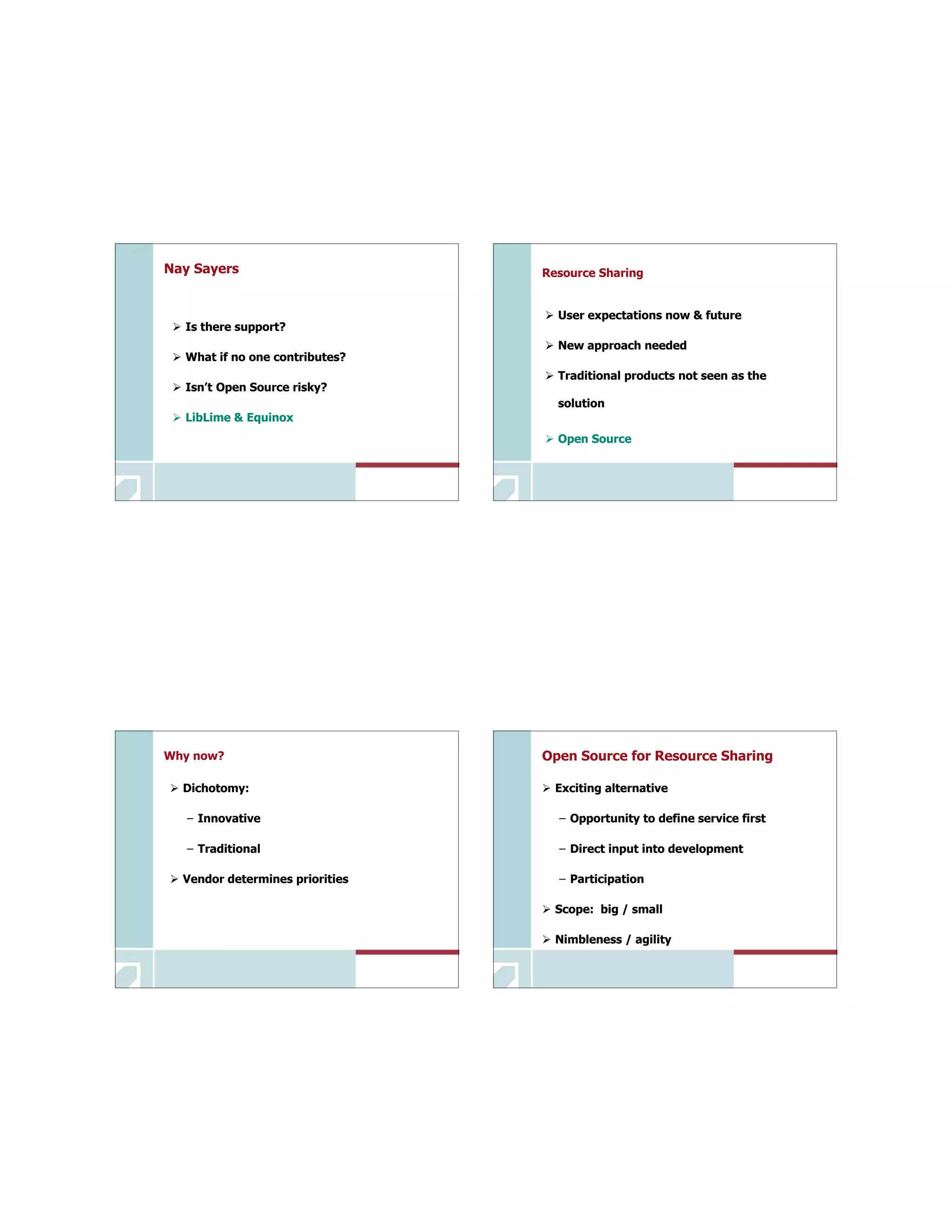 MacKeigan "Open Source Resource Sharing Systems" | PDF