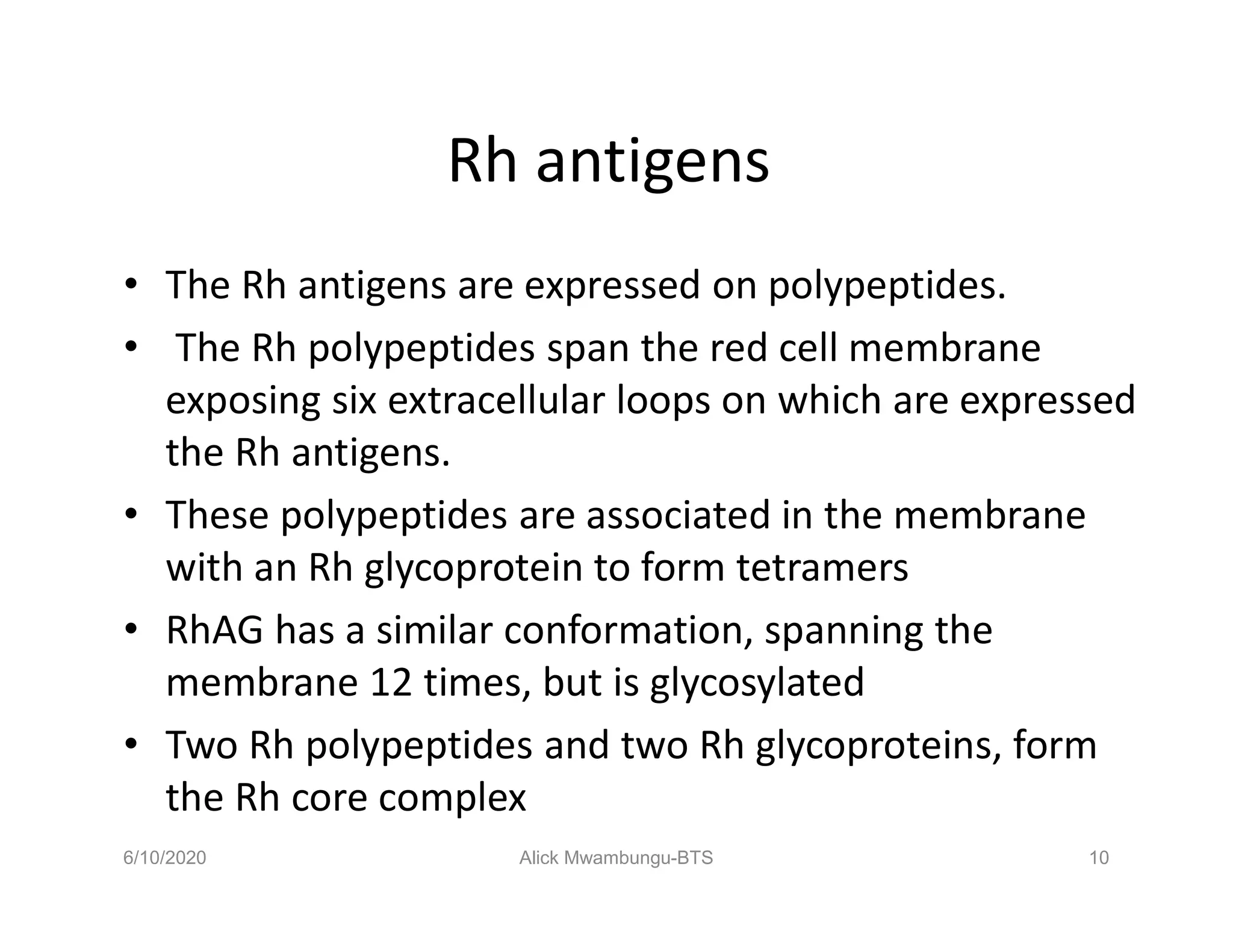 Rhesus Blood Group System | PDF