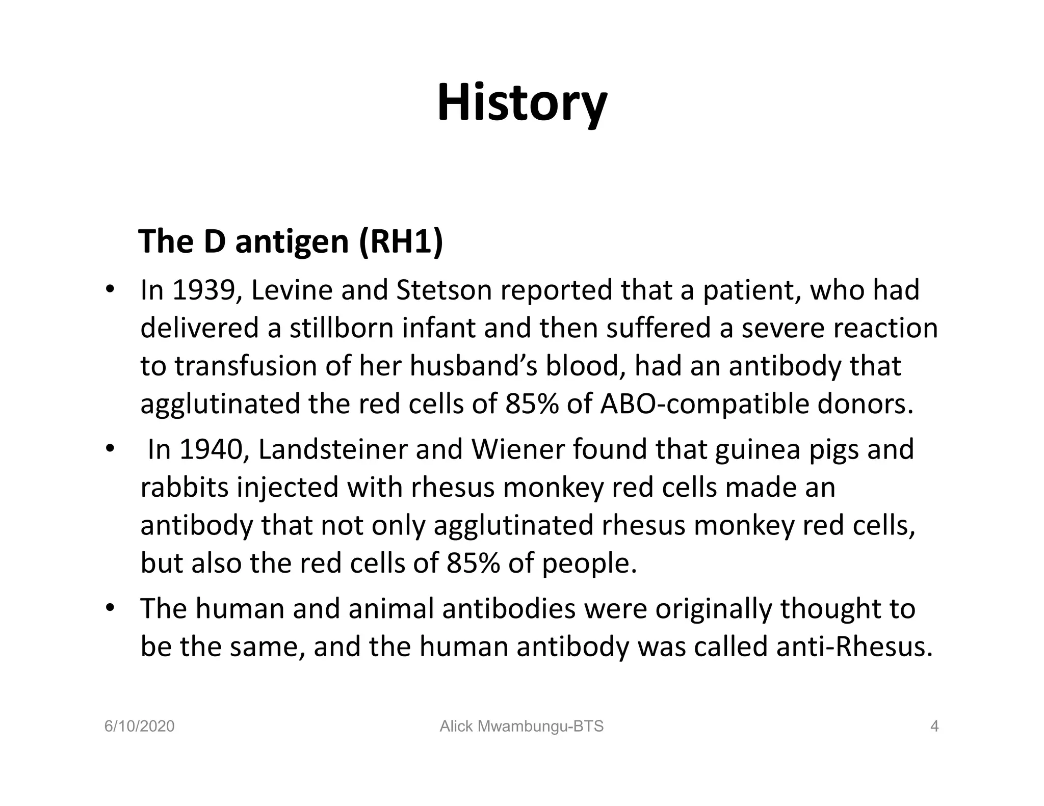 Rhesus Blood Group System | PDF