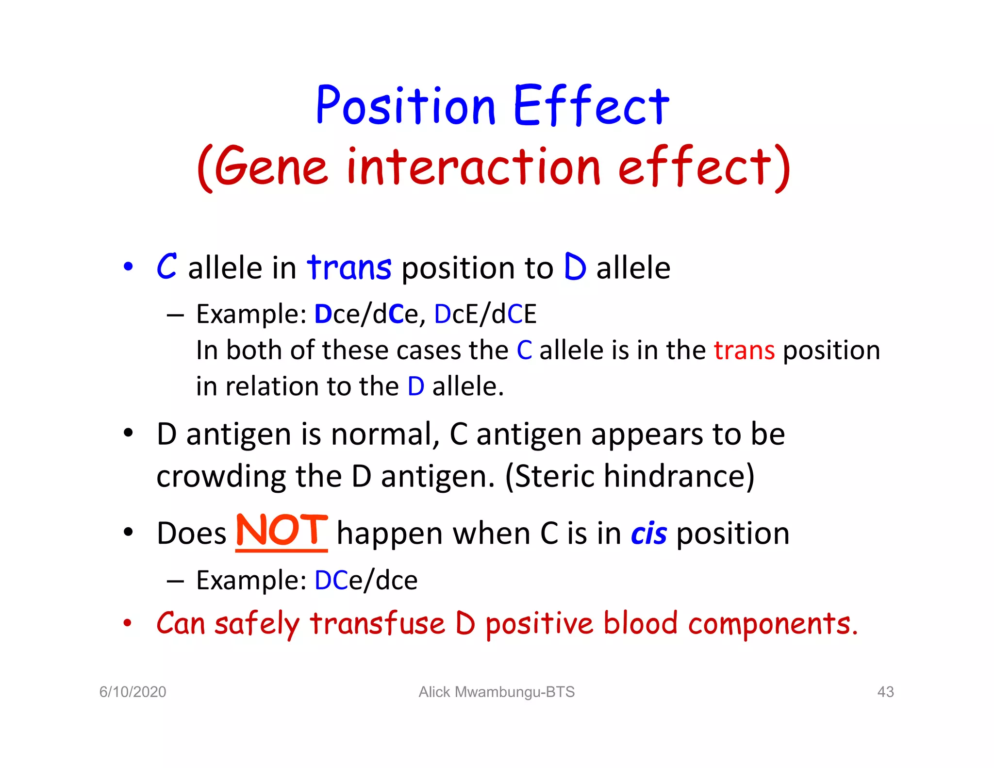 Rhesus Blood Group System | PDF