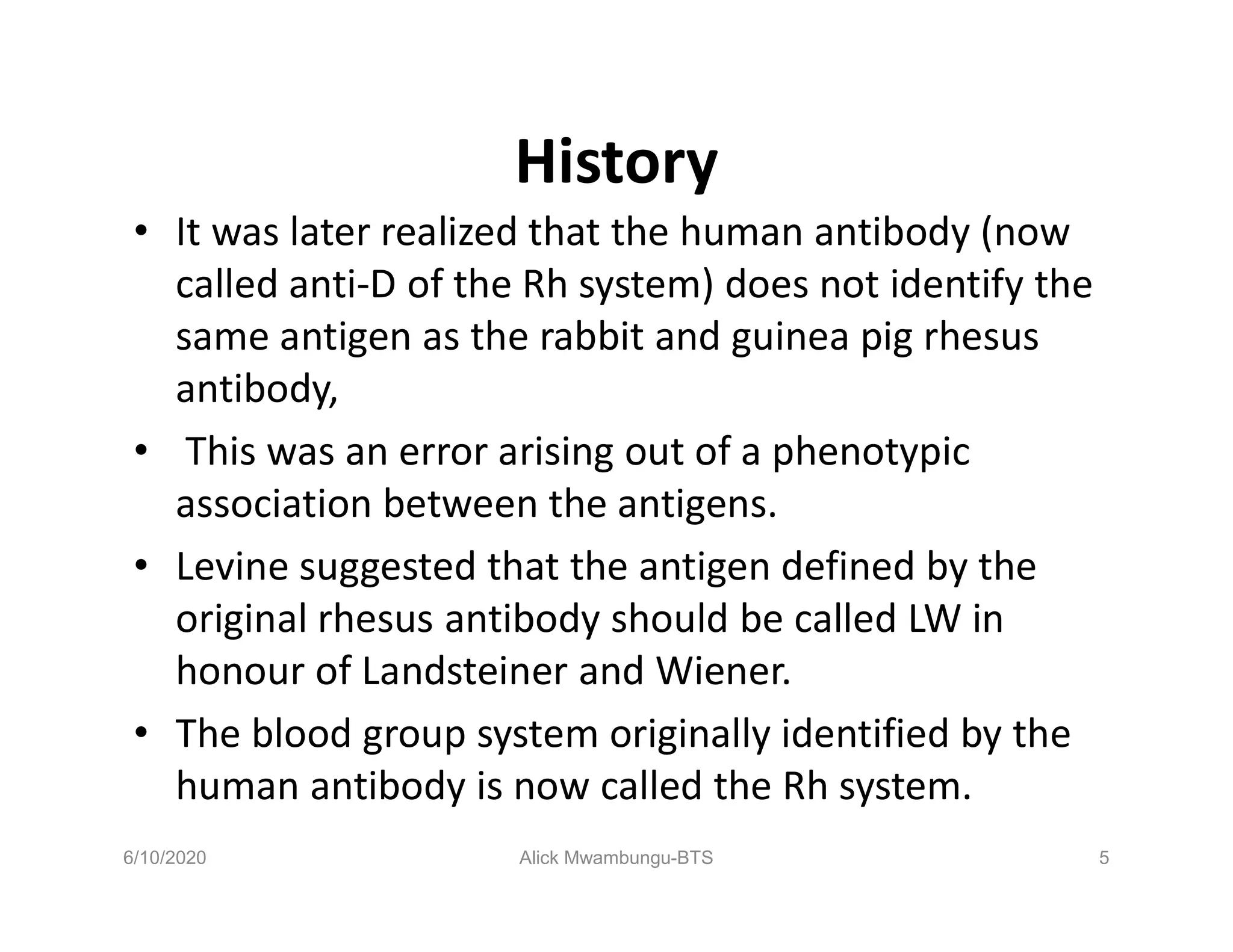 Rhesus Blood Group System | PDF