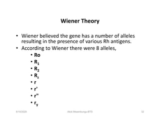 Rhesus Blood Group System | PDF
