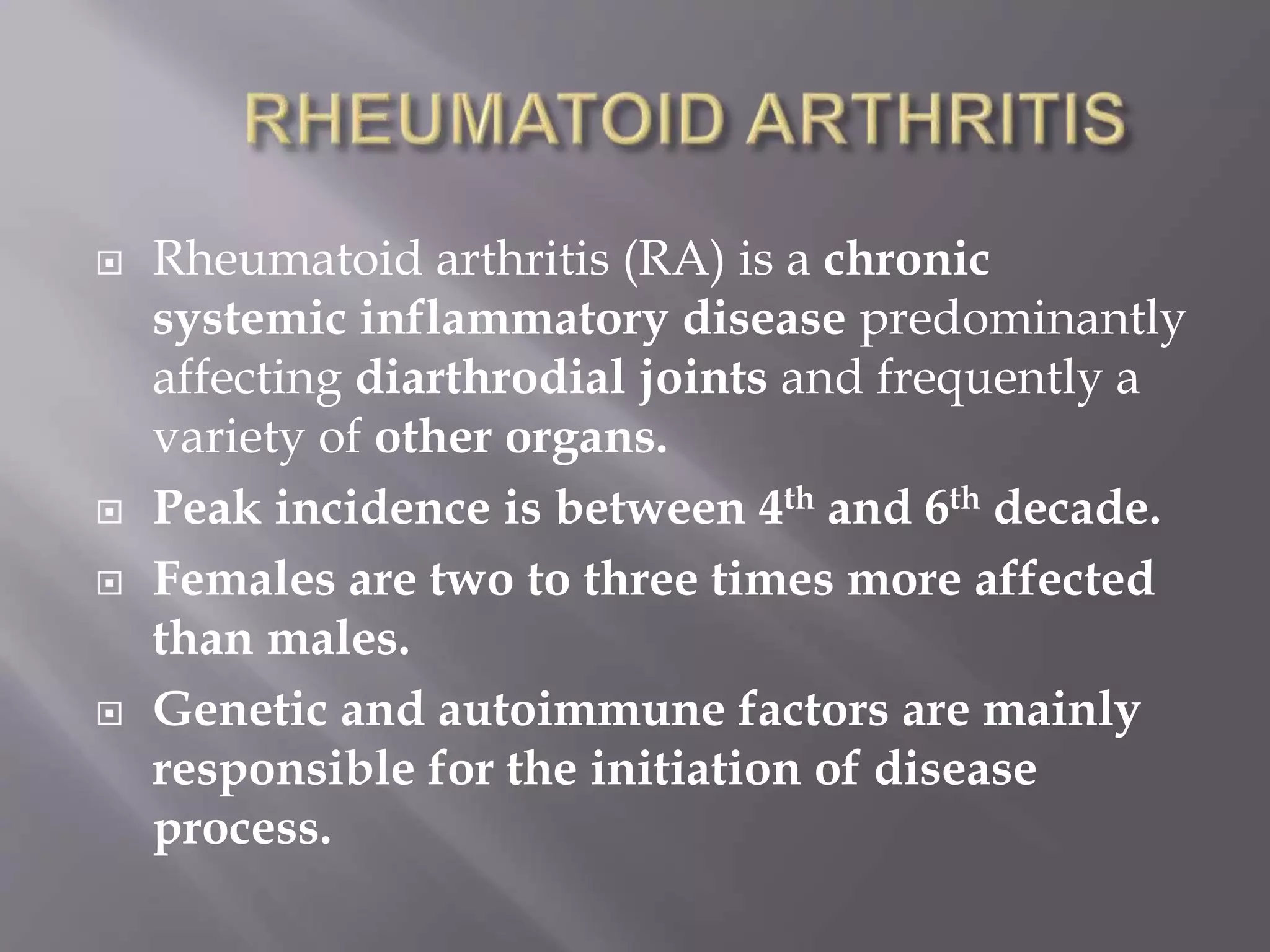 rheumatoid arthritis,gout & osteoarthritis | PPTX