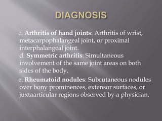 rheumatoid arthritis,gout & osteoarthritis | PPTX