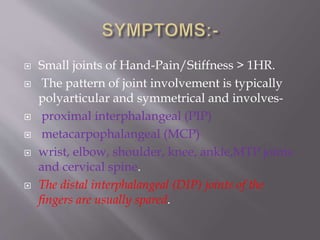 rheumatoid arthritis,gout & osteoarthritis | PPTX