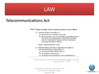 6 Facebook Risk Management for Schools | PPT