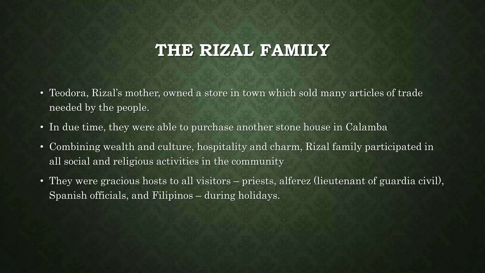 6_Rizal_s_Birth_and_Parentage.pptx | Genealogy and Ancestry | Hobbies ...
