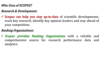 6 rm scopus | PPTX