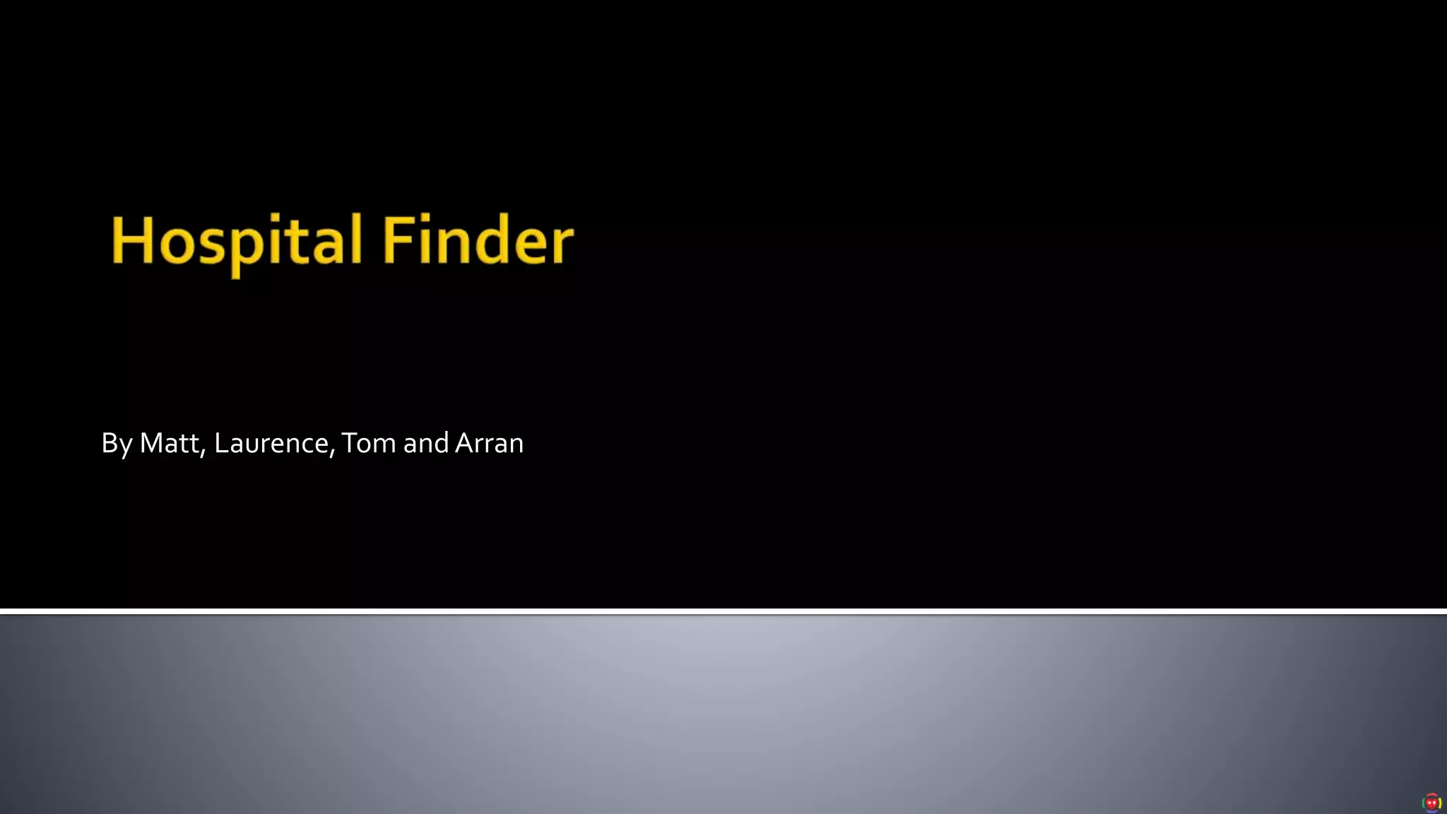 Hospital finder | PPTX