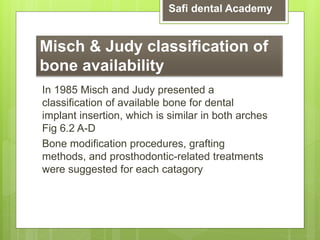 [6]role of avialable bone on dental implants [ 6 ] (3).pptx | Bone and ...