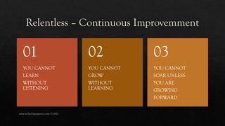 6 Rs of story refinement (c) expresso technology agile partners etap | PPT