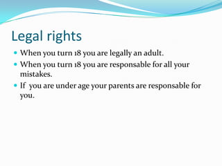 Rules concerning young people in slovenia | PPTX