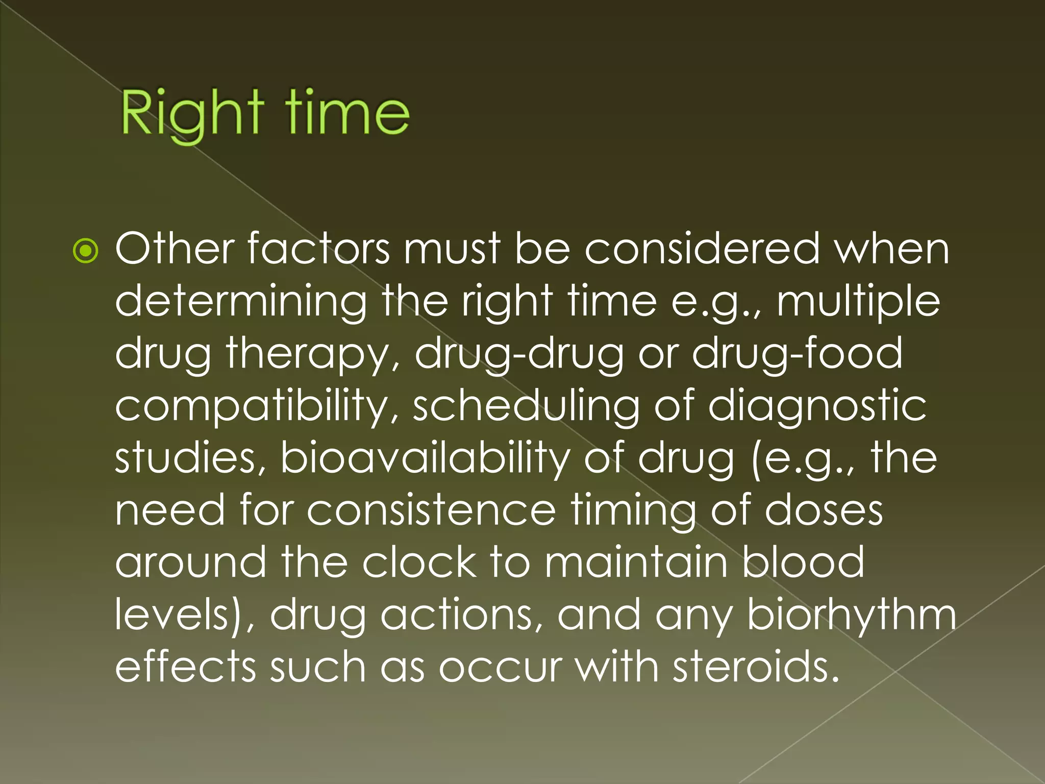 6 rules of drug administration | PPTX