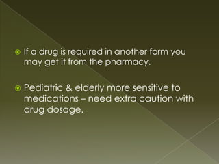 6 rules of drug administration | PPTX