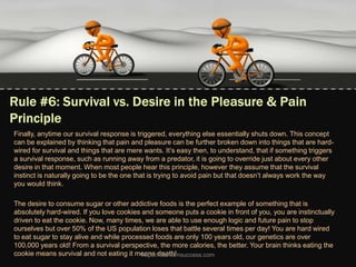 6 rules of pain and pleasure the science behind all human action | PPTX