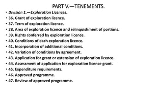 Salient features of Mining Act, Papua New Guineadf | PDF