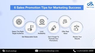 6 Sales Promotion Tips For Marketing Success | PDF | Marketing and ...