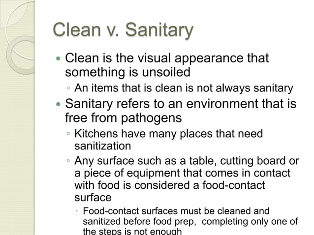 6 sanitation procedures | PPTX