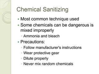 6 sanitation procedures | PPTX
