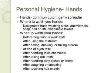 6 sanitation procedures | PPTX