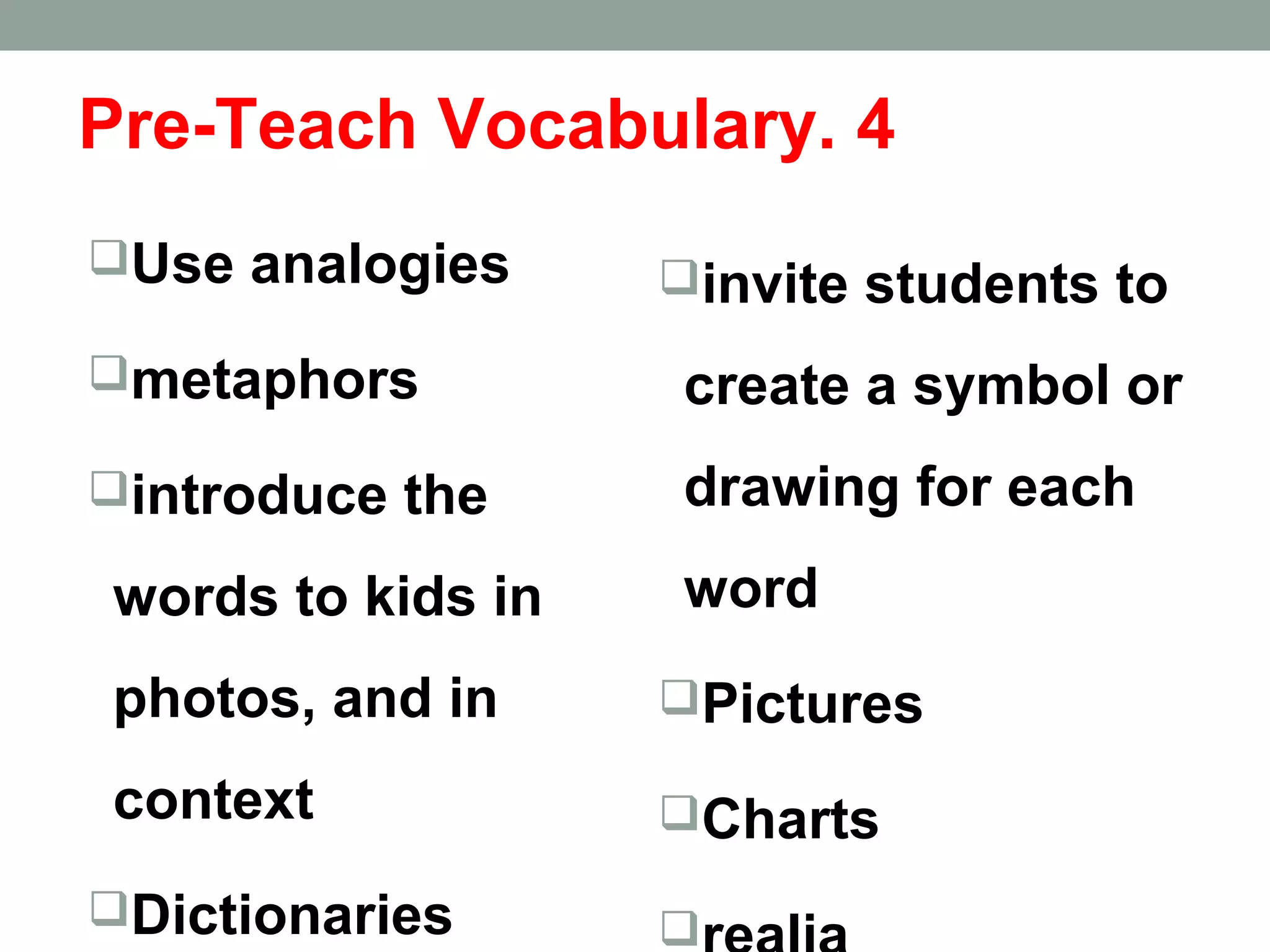 6 scaffolding strategies to use with your students | PPT