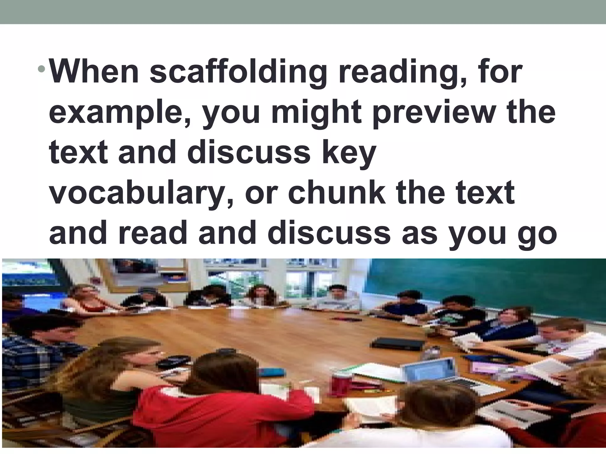 6 scaffolding strategies to use with your students | PPT | Homework and ...