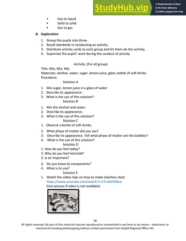 6 Science Teacher S Guide | PDF