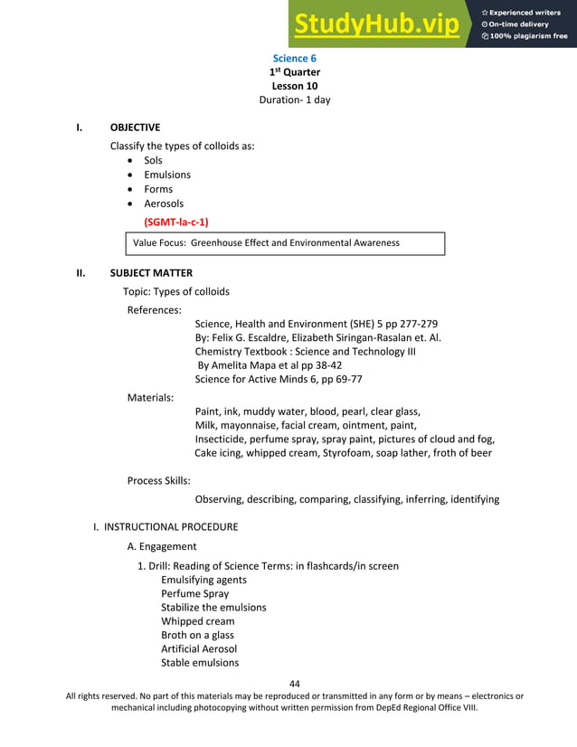 6 Science Teacher S Guide | PDF