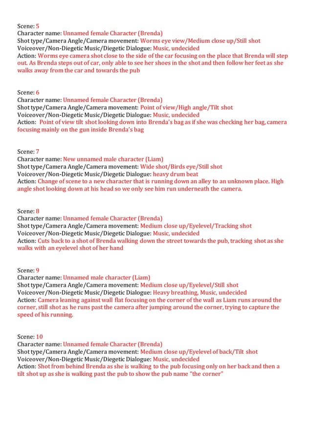 script 'The Corner' | DOCX