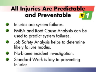 6 Secrets Of The Worlds Safest Companies | PPT