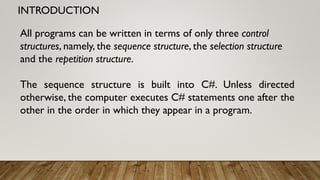 selection structures | PDF