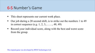 6 s – guideline for the lean practitioner | PPTX