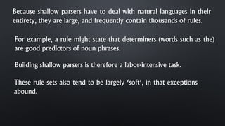 6 shallow parsing introduction | PDF