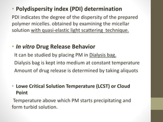 Polymeric Micelle | PPTX