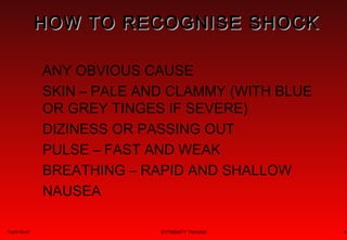 Shock | PPT | First Aid | Injuries