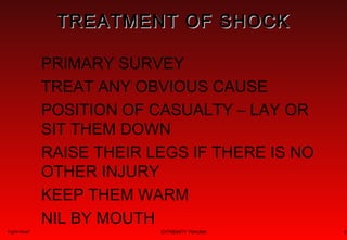 Shock | PPT | First Aid | Injuries