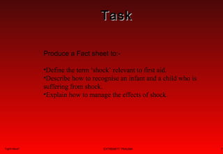 Shock | PPT | First Aid | Injuries