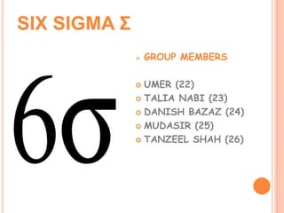 6 sigma | PPT