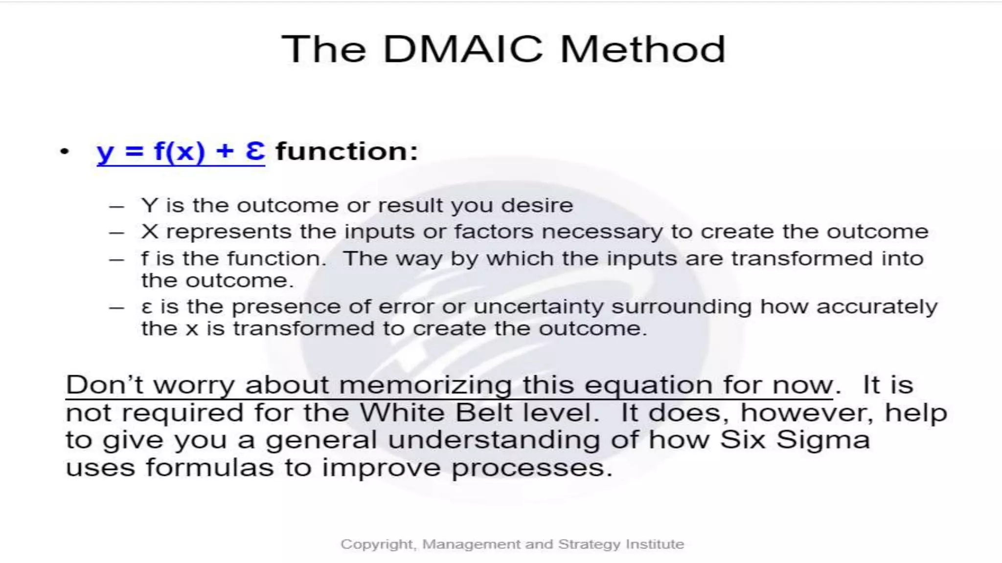 6 sigma in white belt ,explanation, types of belts in 6 sigma | PPT