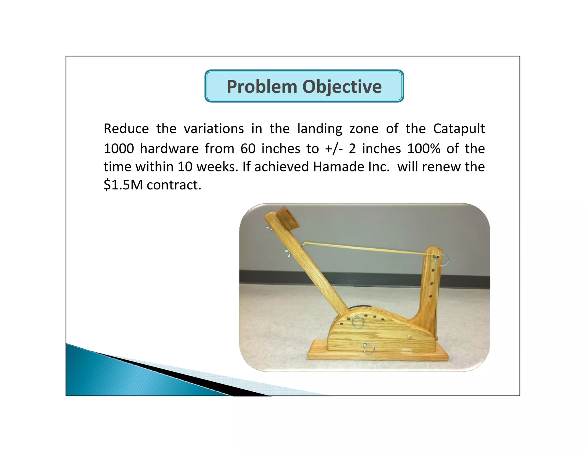6 Six Sigma Catapult Project | PDF