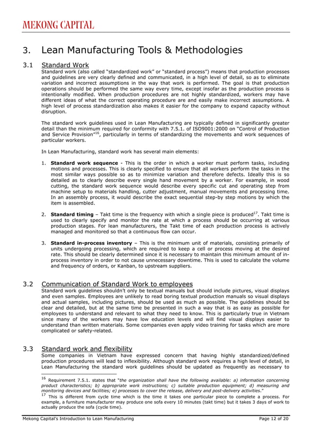 6 sigma introduction to lean manufacturing - english | PDF