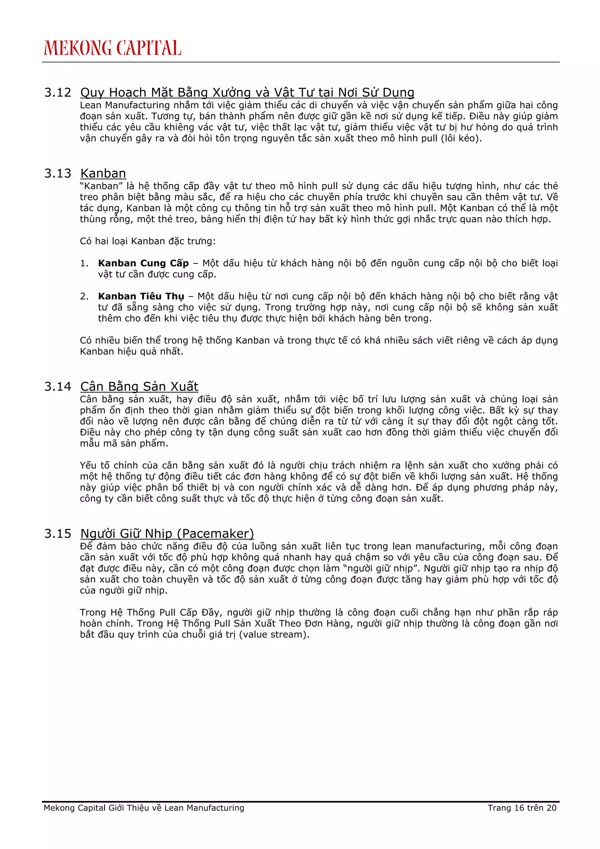 6 sigma introduction to lean manufacturing - vietnamese | PDF