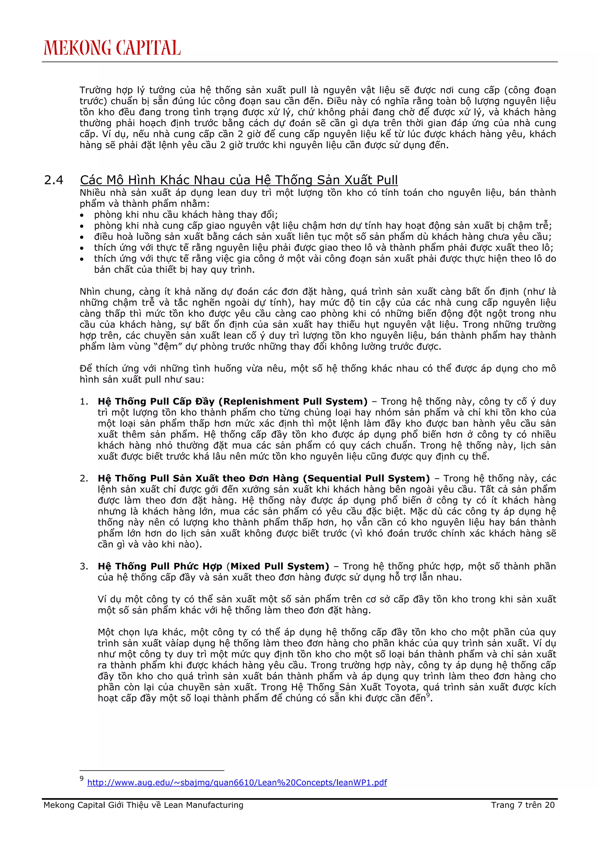 6 sigma introduction to lean manufacturing - vietnamese | PDF