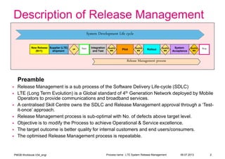 6 sigma LTE release management process improvement | PDF
