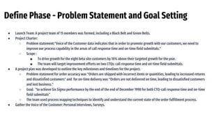 Six Sigma Presentation on Yellow beltions | PPT