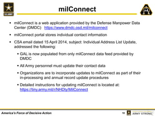 Army Enterprise Email Training: TechNet Augusta 2015 | PPT