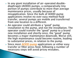 6 simple aodd pump fixes | PPTX