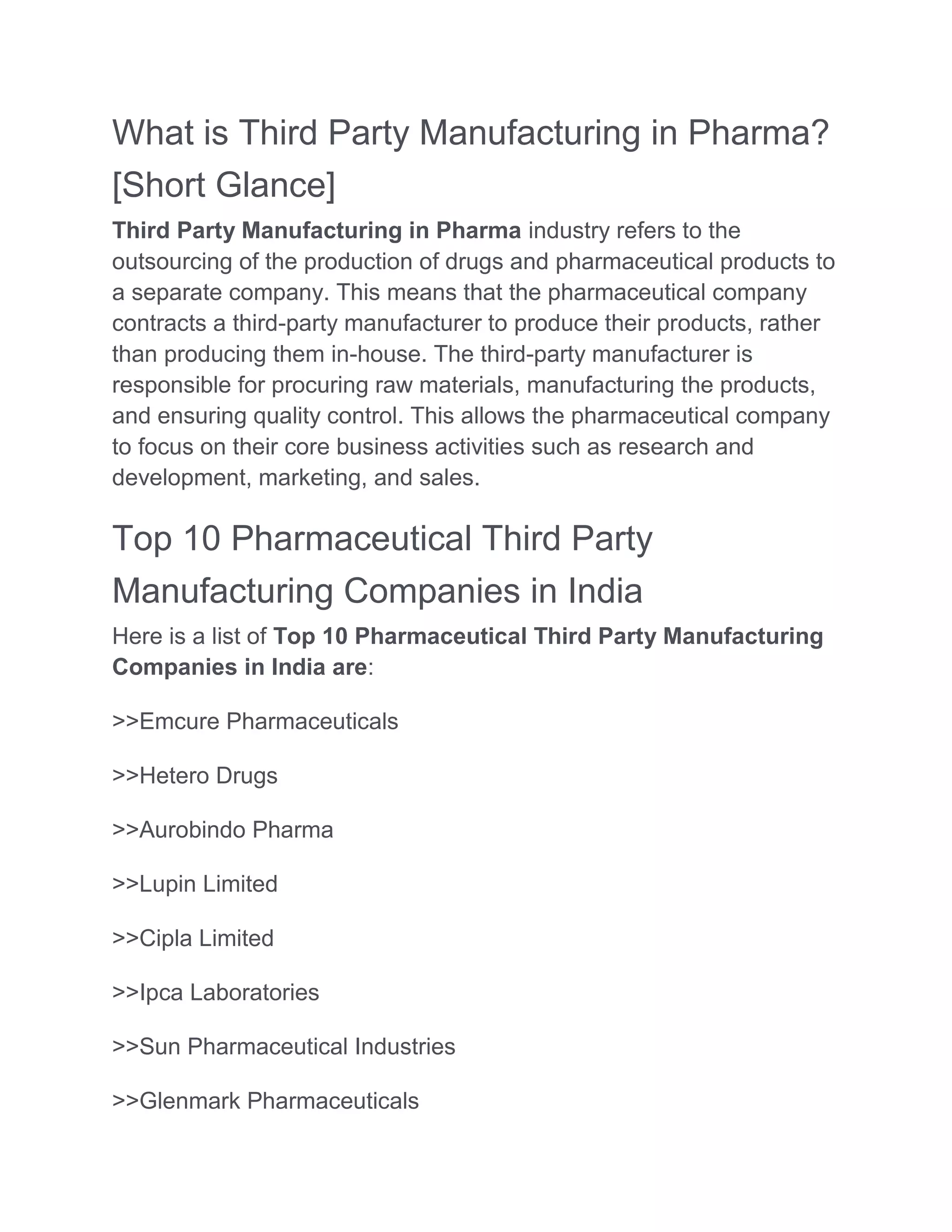6 Simple Steps of Third Party manufacturing in pharma.docx