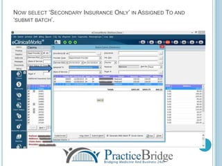 6 simple steps to create secondary claims using eClinicalWorks! | PPTX